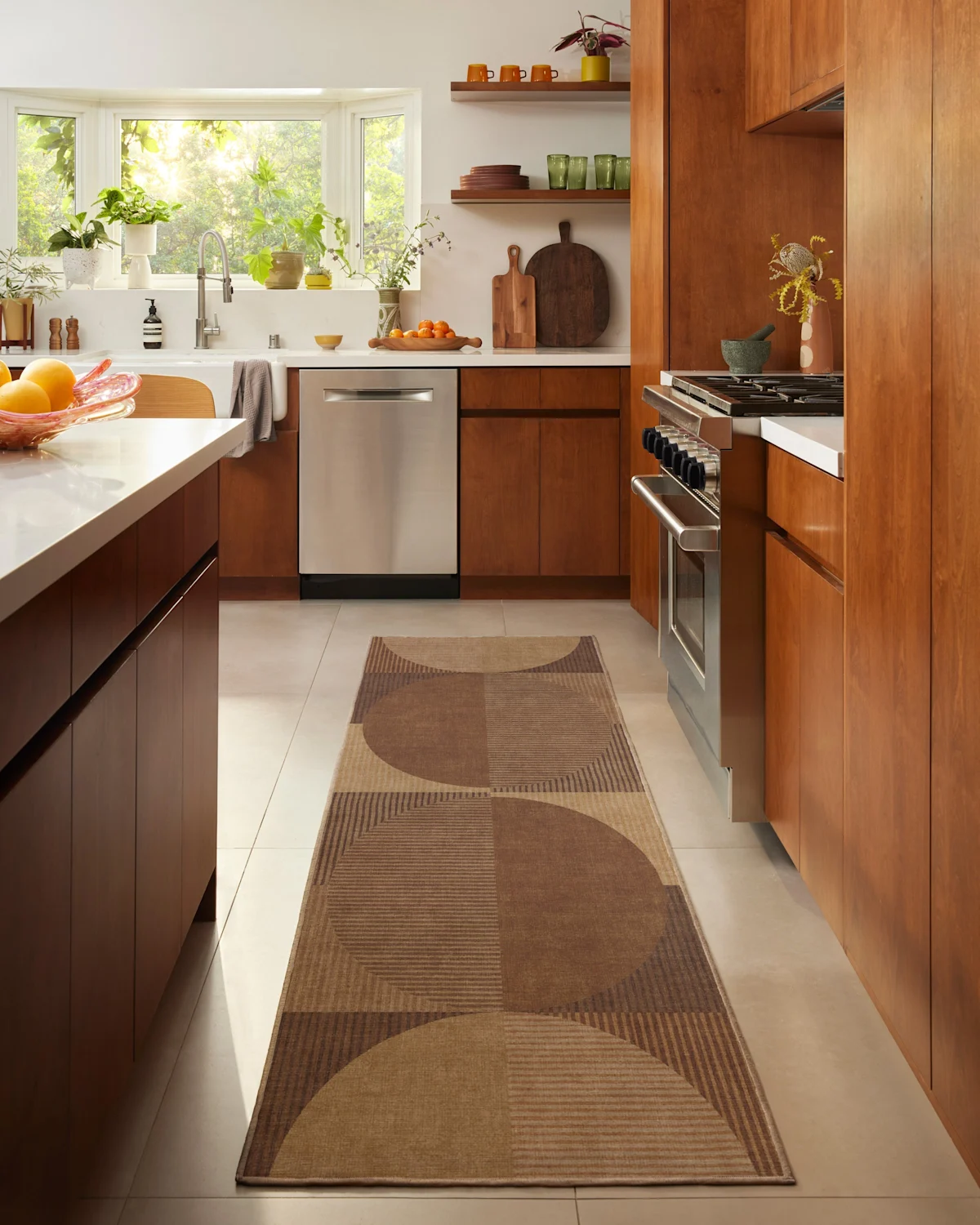 Harlow Copper & Brown Rug | Ruggable