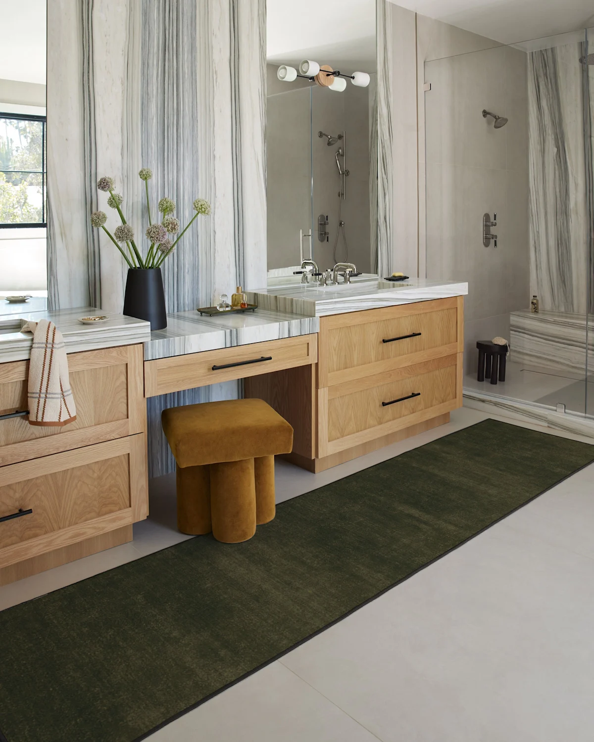 Nico Solid Olive Rug | Ruggable