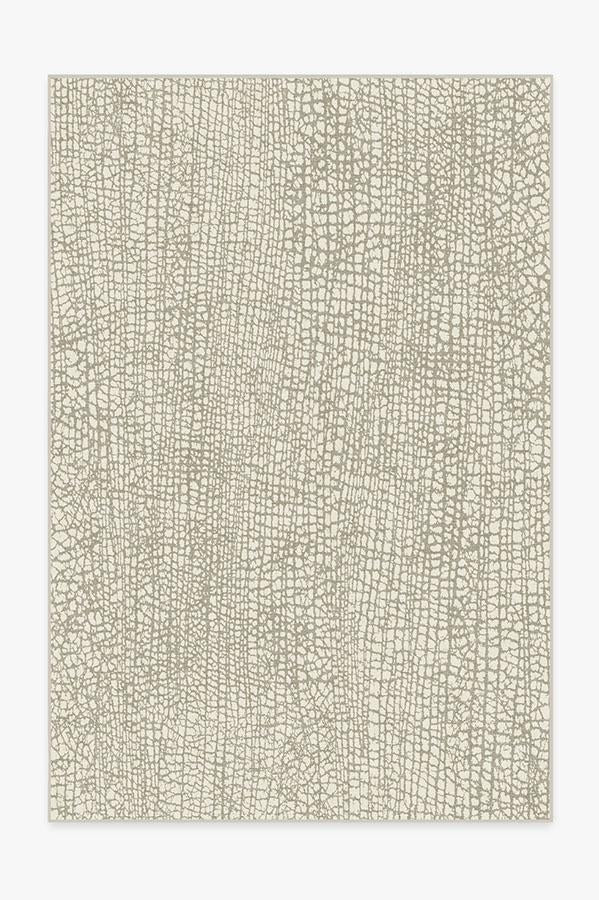 Crackle Light Grey Tufted Rug | Ruggable
