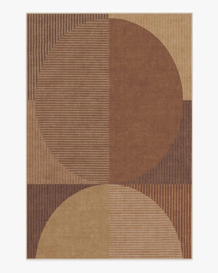 Harlow Copper & Brown Rug | Ruggable