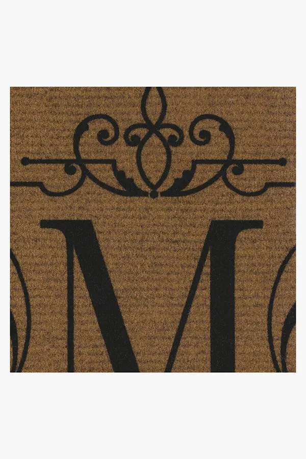 Imperial Monogram Doormat | Ruggable