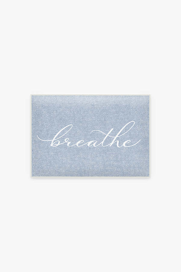 Breathe Light Blue Bath Mat
