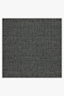 Outdoor Denim Solid Black Rug