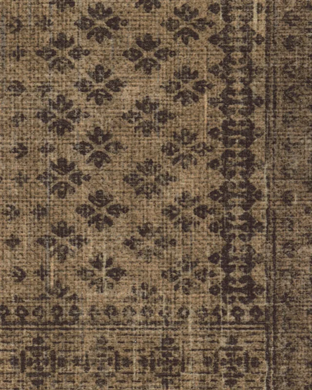 Fernanda Black & Tan Rug | Ruggable