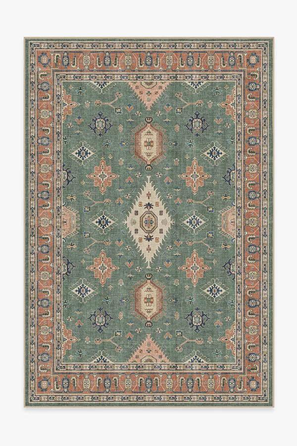 Outdoor Ranier Copper Sage Rug | Ruggable
