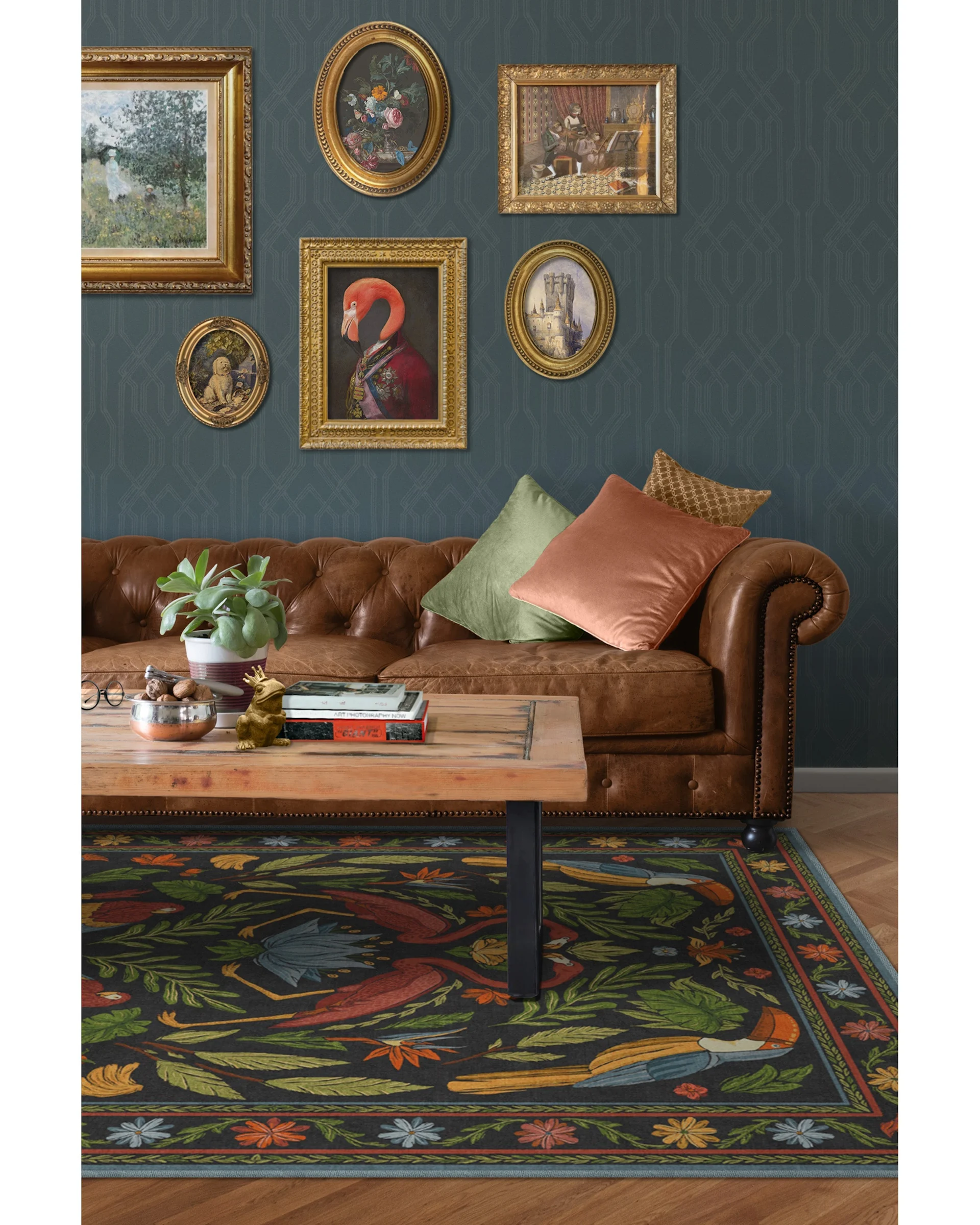 Iris Apfel Birds Of A Feather Rug | Ruggable