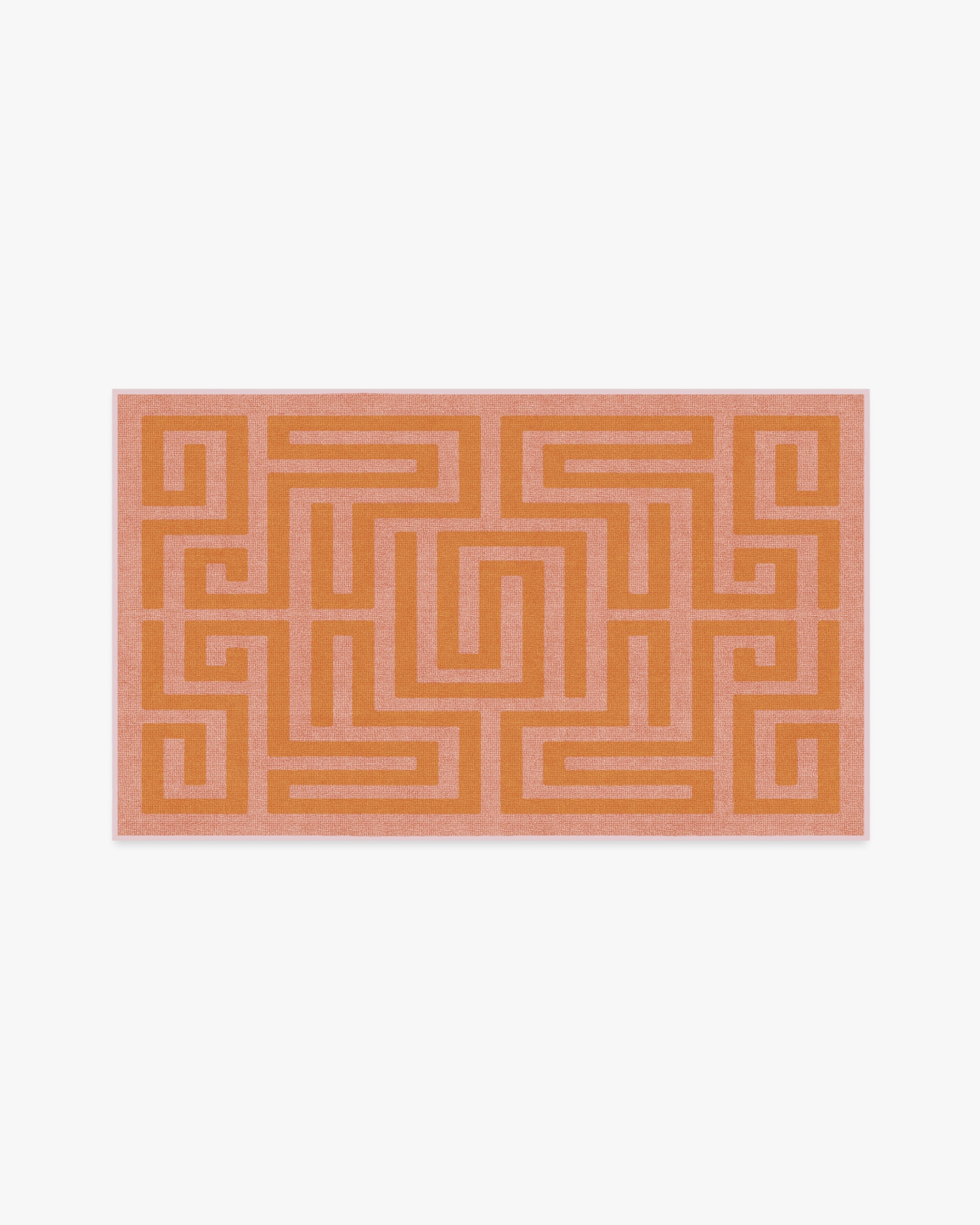 Maze Pink & Orange Rug | Ruggable
