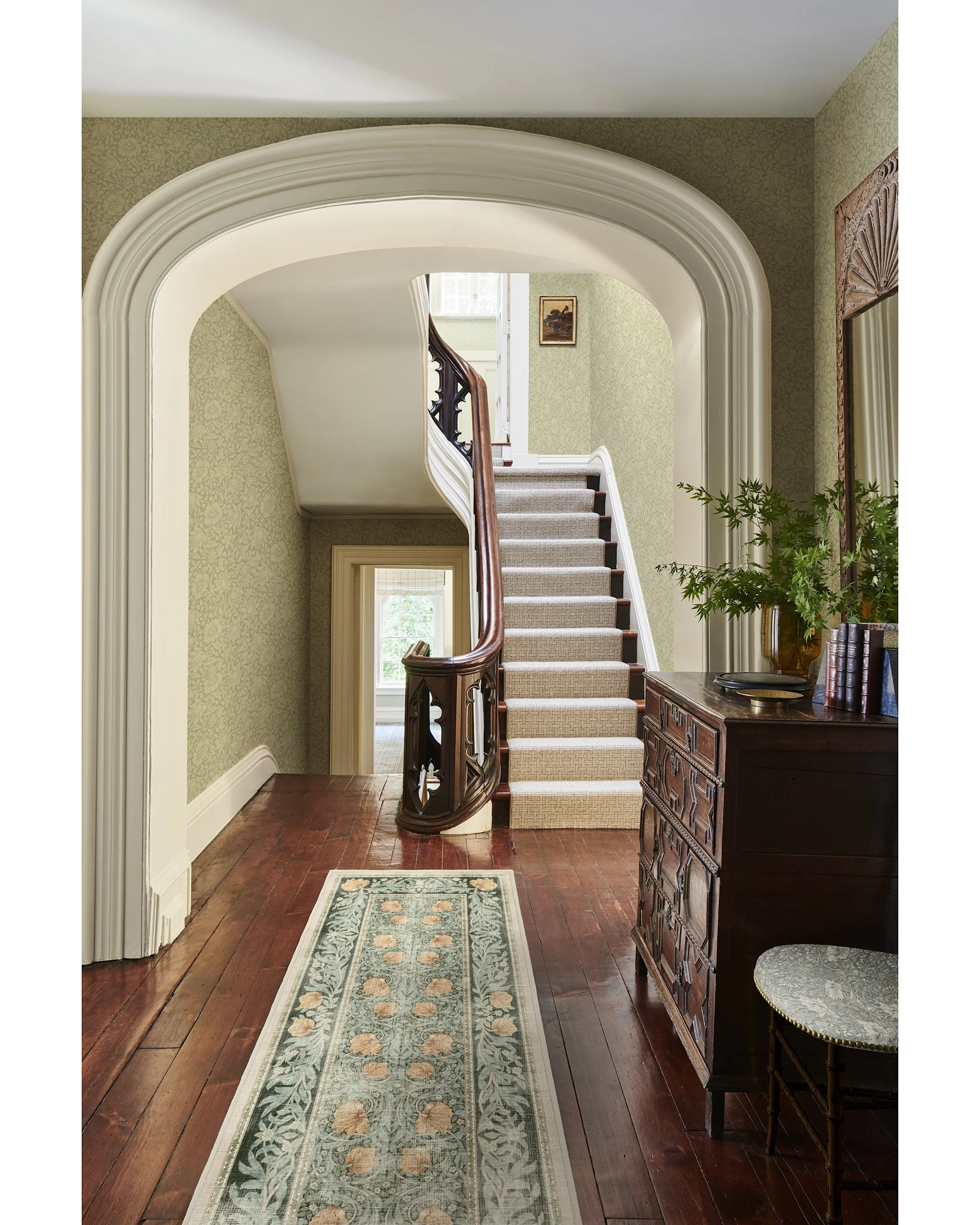 Morris & Co. Pimpernel Jade Rug | Ruggable