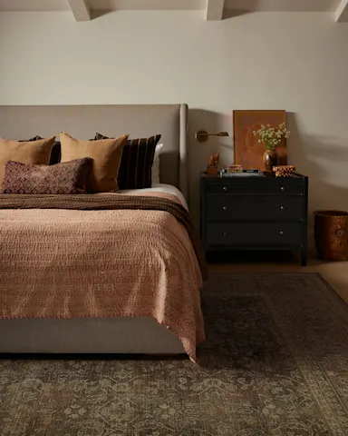 Ophelia Bronze Multicolor Tufted Rug | Ruggable