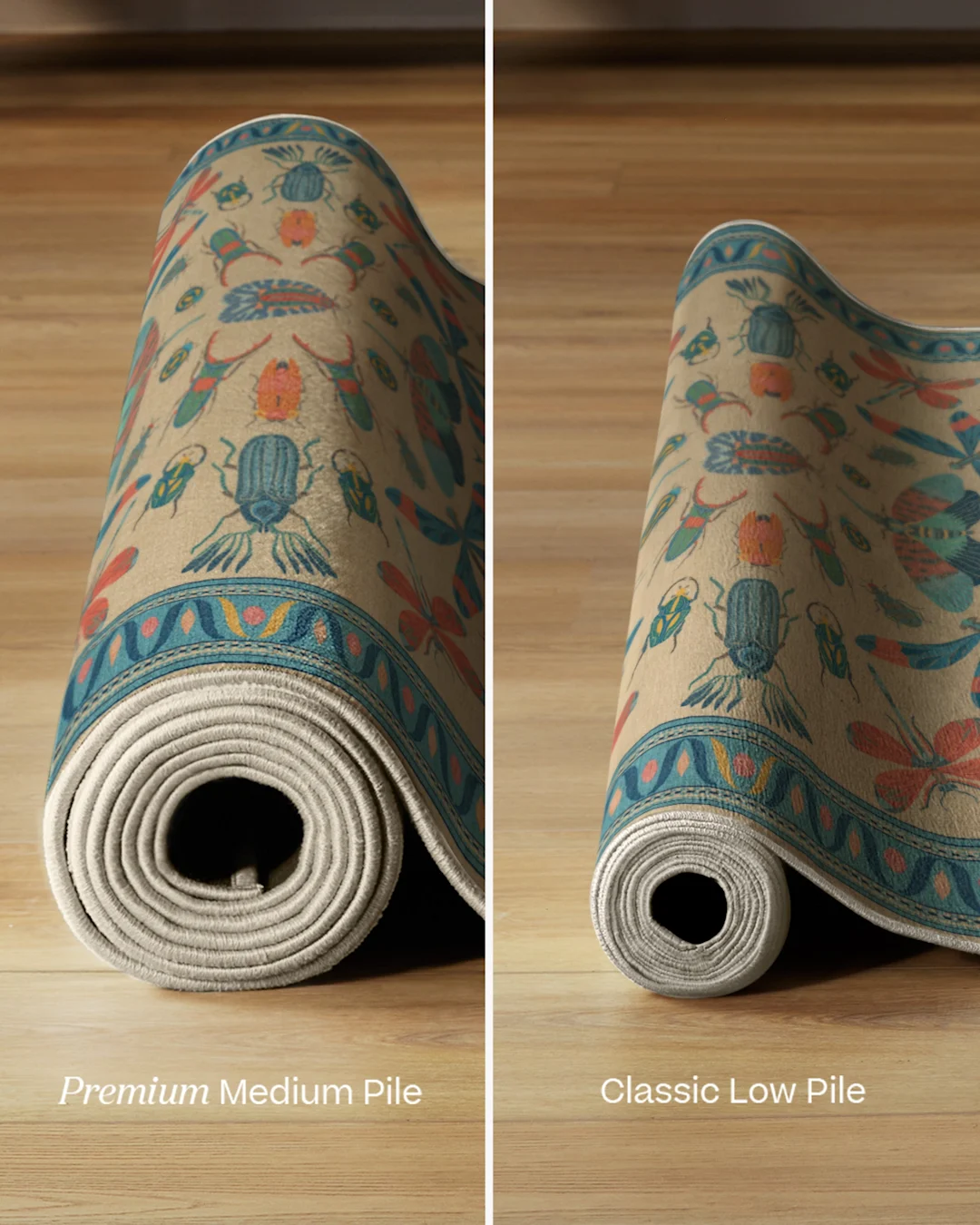 Iris Apfel Flutterby Multicolor Tufted Rug | Ruggable