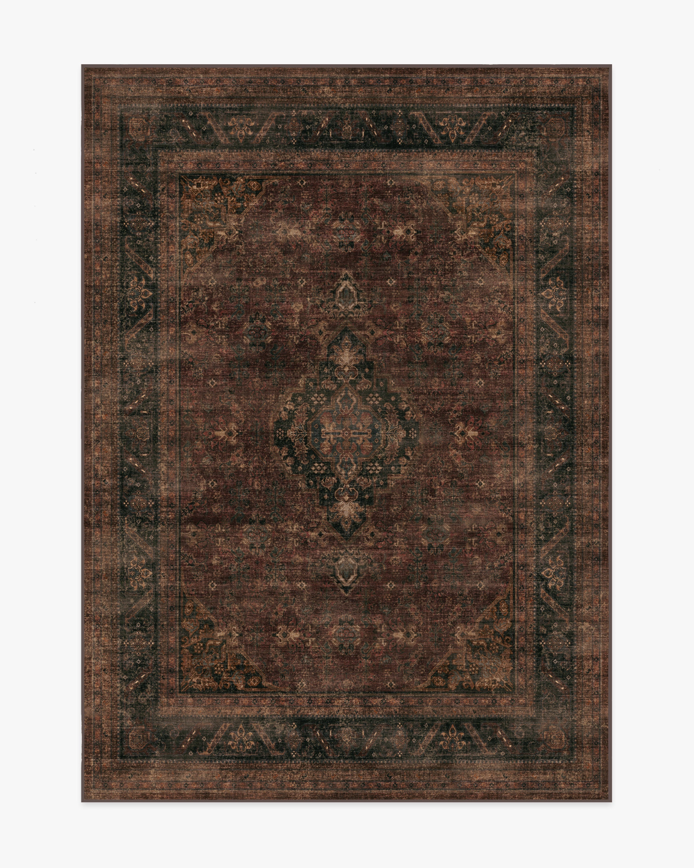 Rowan Bordeaux Rug | Ruggable