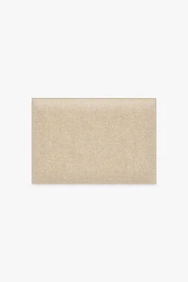 Solid Beige Bath Mat | Ruggable