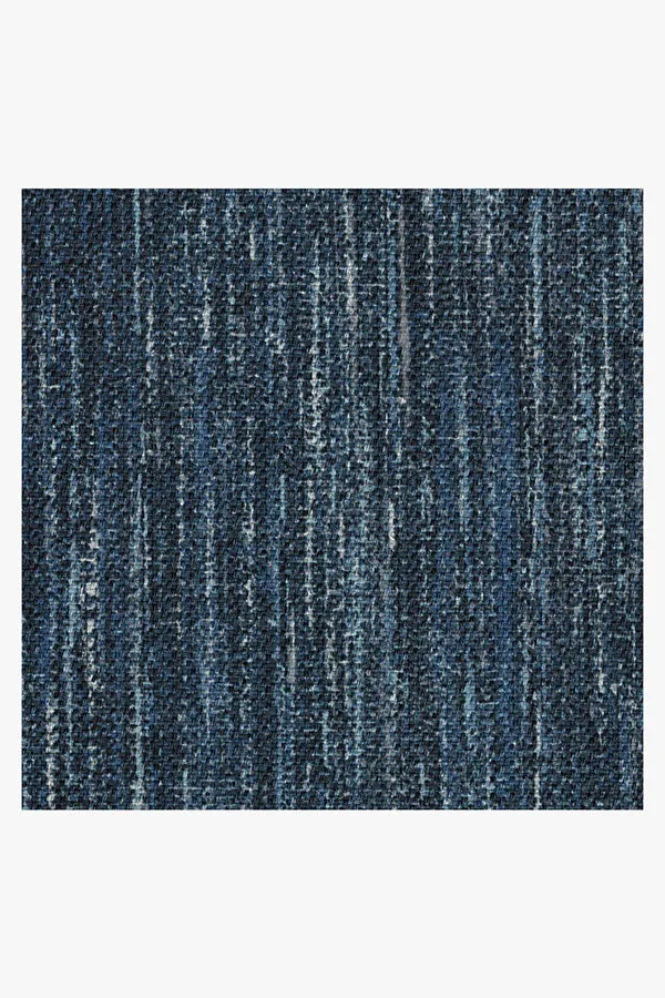 Outdoor Chunky Solid Blue Rug | Ruggable