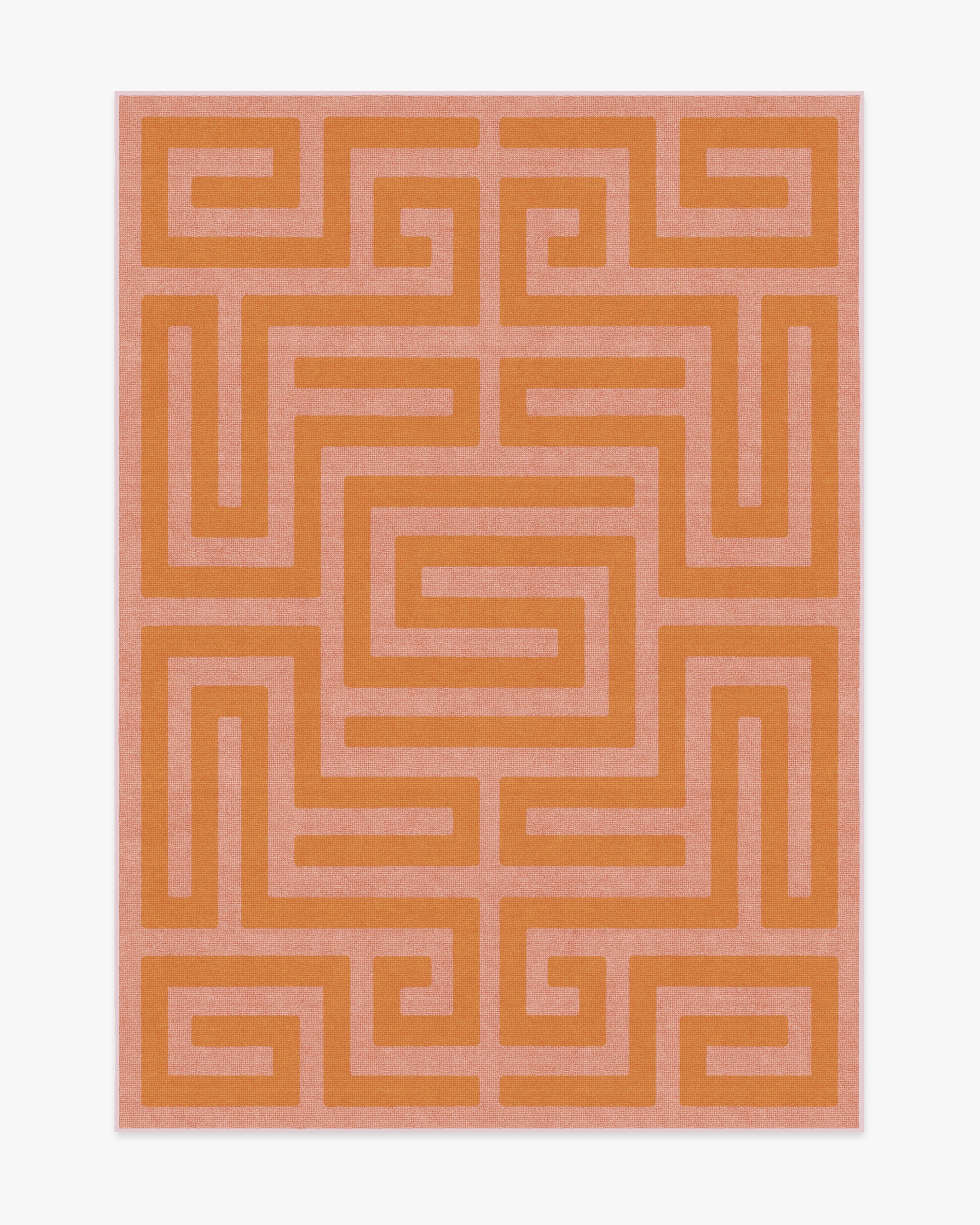 Maze Pink & Orange Rug | Ruggable
