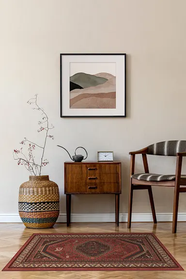 Zareen Scarlet Red Rug | Ruggable