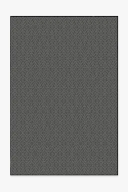 Outdoor Halo Diamond Grey Rug | Ruggable