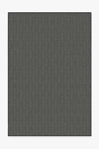 Outdoor Halo Diamond Grey Rug | Ruggable