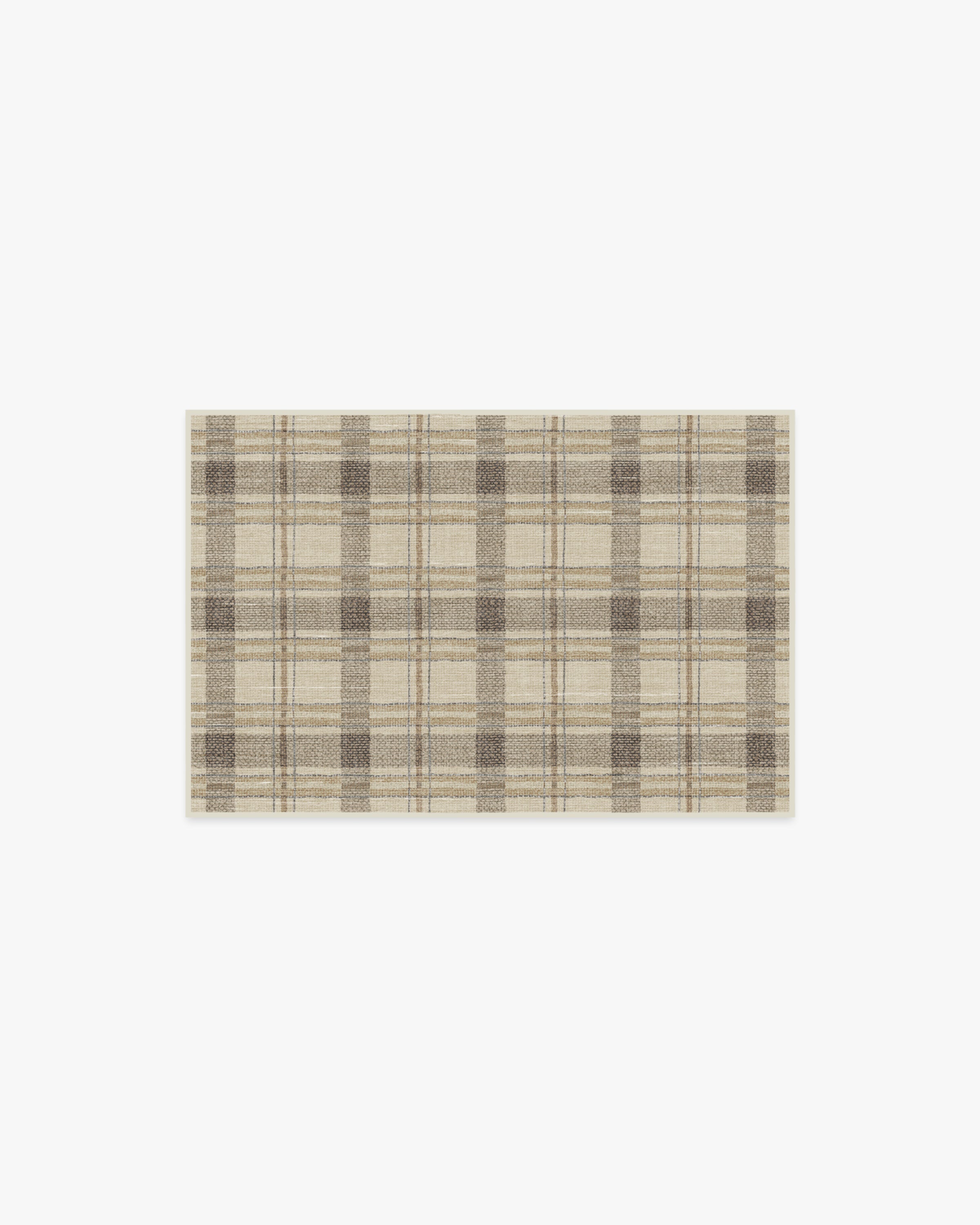 Piper Plaid Neutral Rug | Ruggable