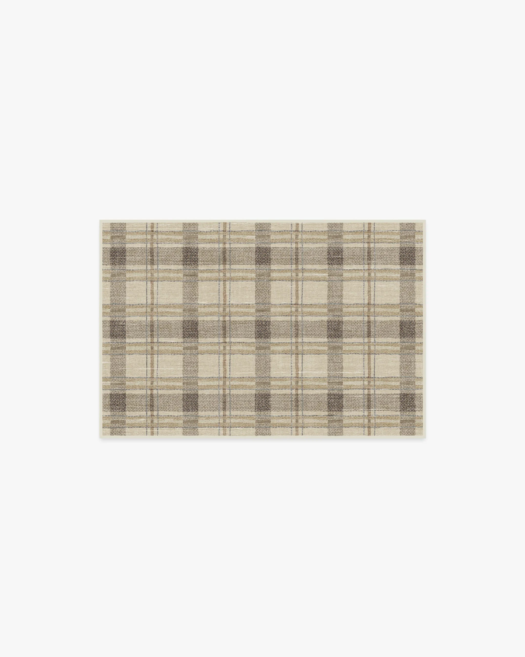 Piper Plaid Neutral Rug | Ruggable