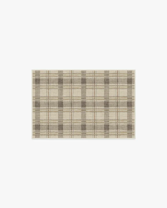 Piper Plaid Neutral Rug | Ruggable