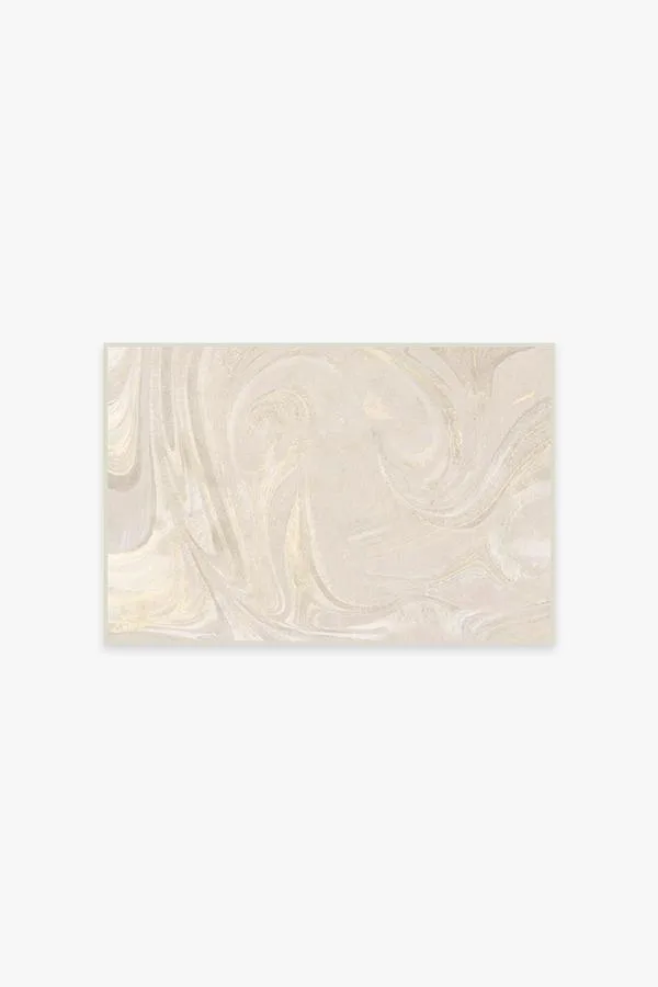 Marble Golden Ivory Rug | Ruggable