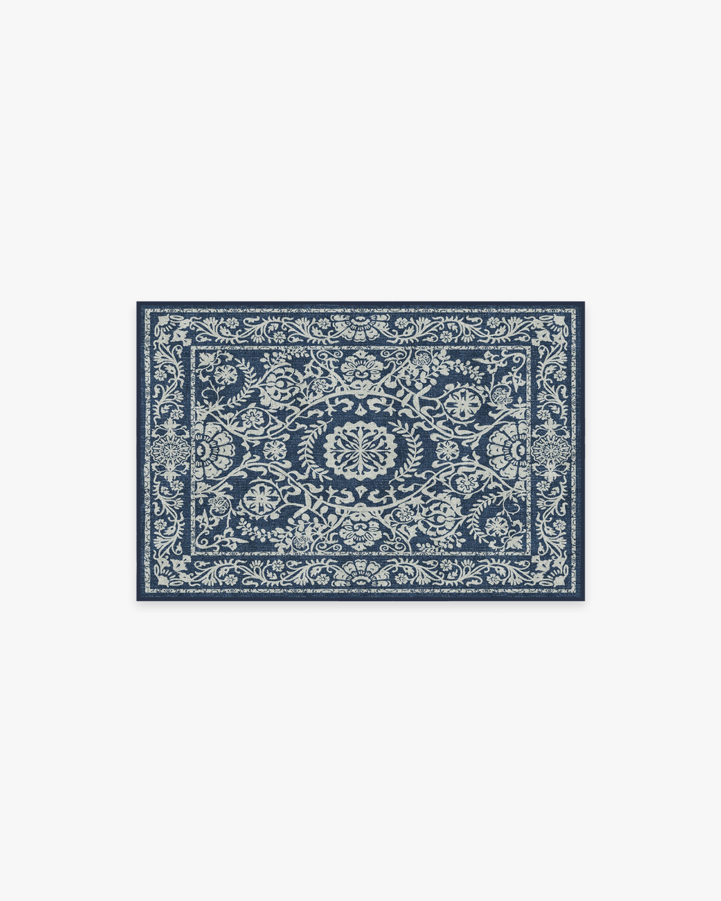 Delphina Navy Blue Rug | Ruggable