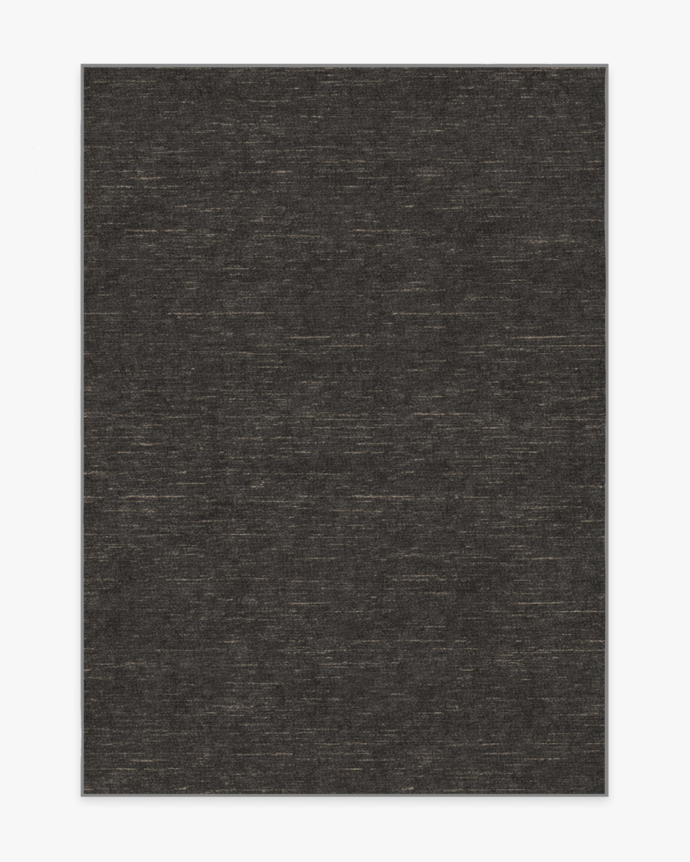 Melange Solid Charcoal Tufted Rug | Ruggable