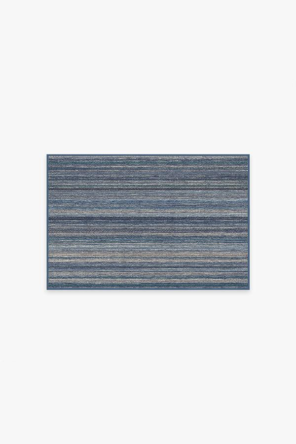 Multi Stripe Blue Rug | Ruggable