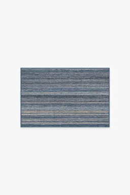 Multi Stripe Blue Rug | Ruggable