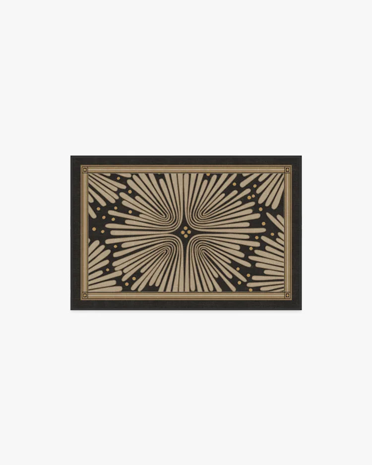 Jonathan Adler Gatsby Black & Gold Rug | Ruggable