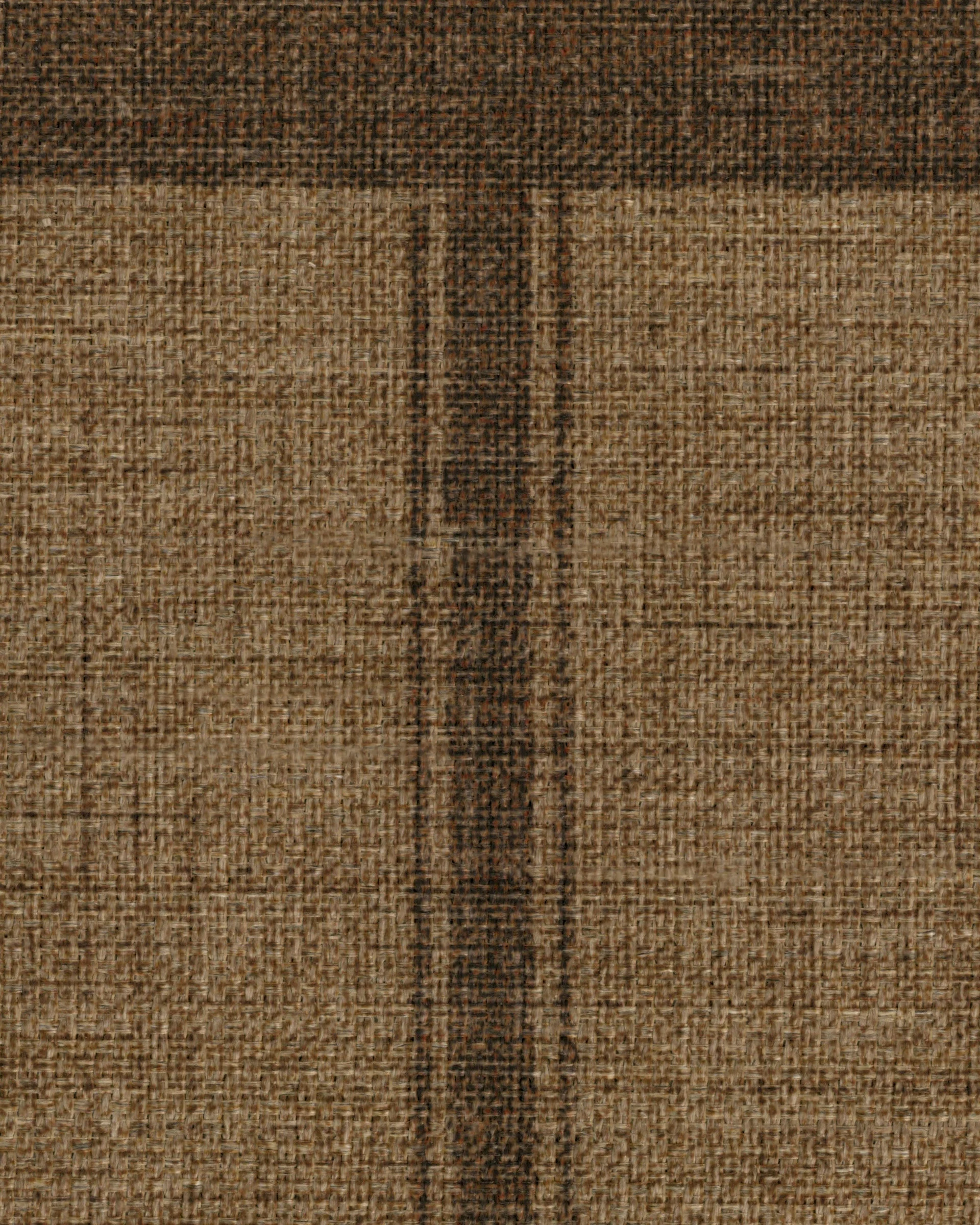 Architectural Digest Harvest Stripe Brown Re-Jute Rug | Ruggable