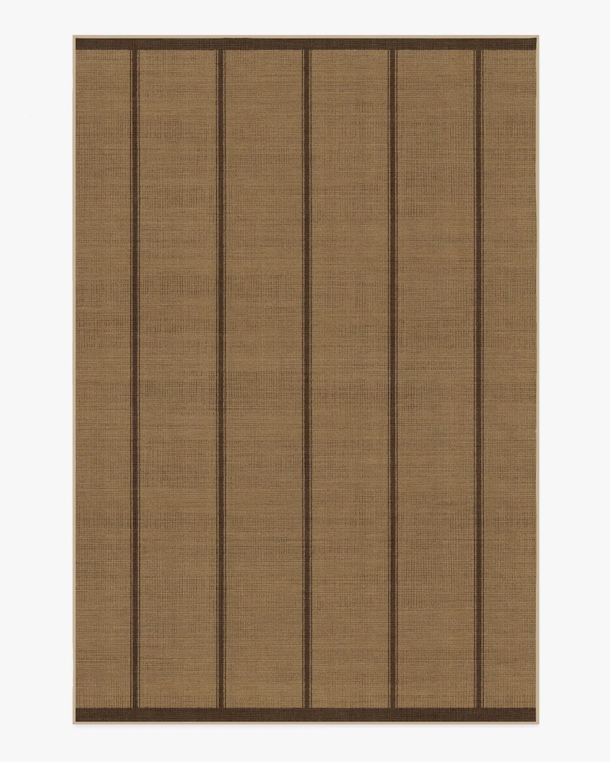 Architectural Digest Harvest Stripe Brown Re-Jute Rug | Ruggable