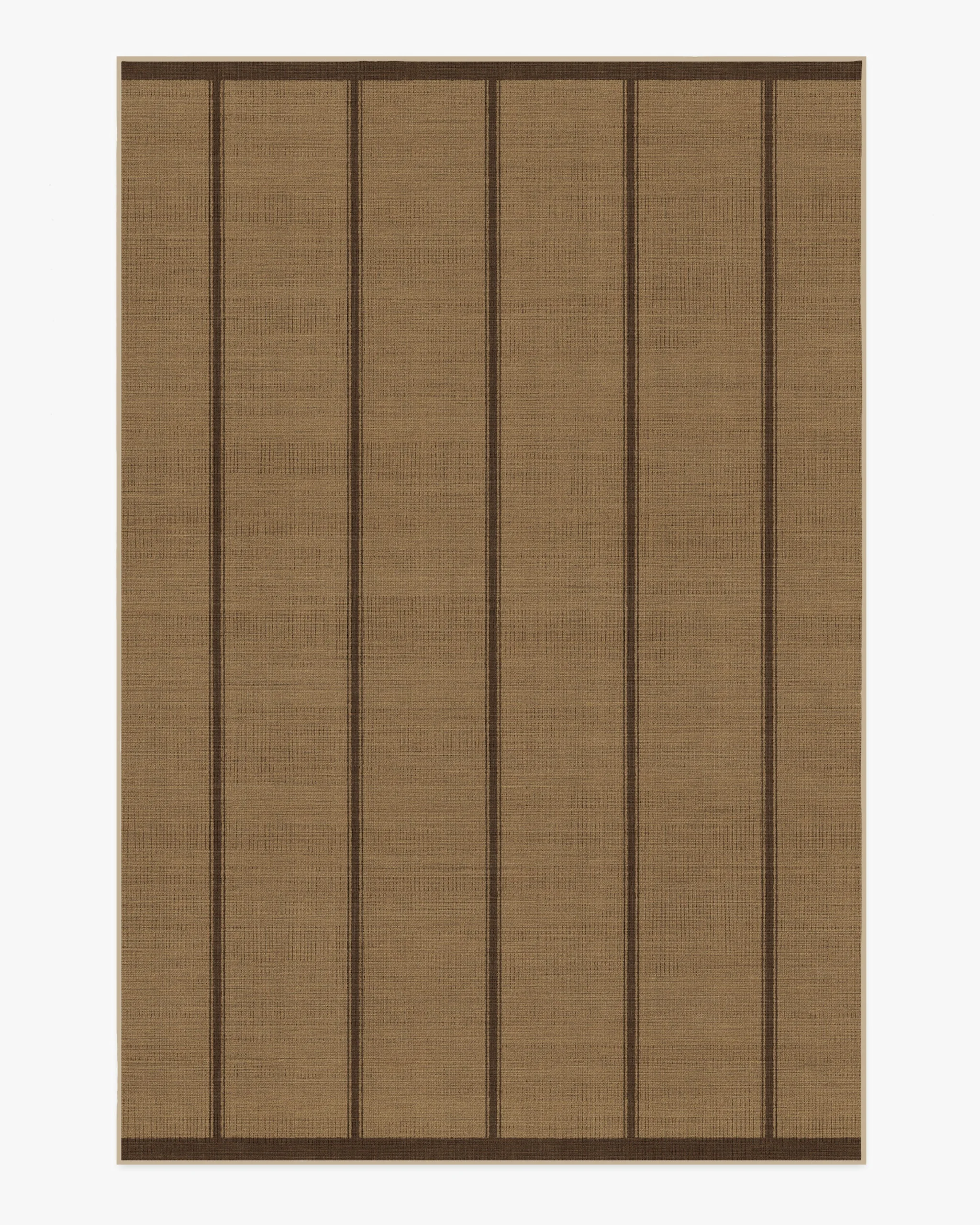 Architectural Digest Harvest Stripe Brown Re-Jute Rug | Ruggable
