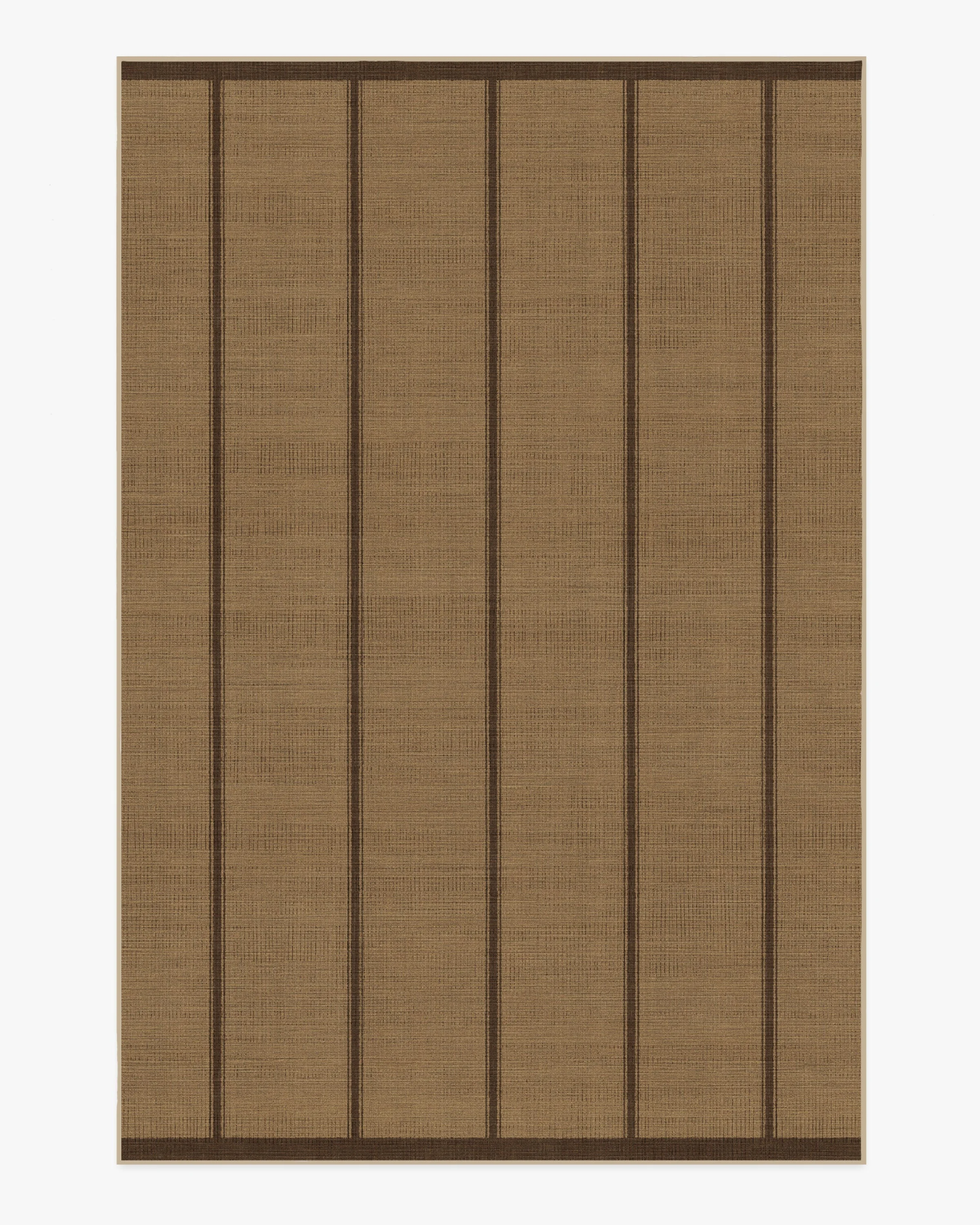 Architectural Digest Harvest Stripe Brown Re-Jute Rug | Ruggable