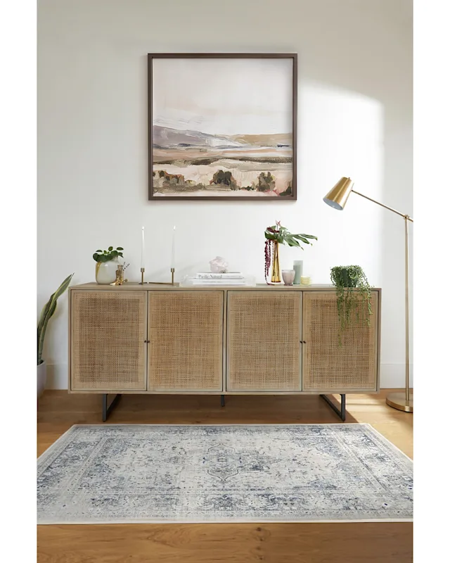 Sarrah Blue Quartz Rug | Ruggable