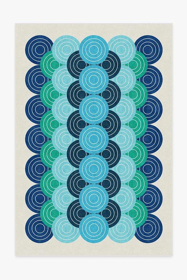 Jonathan Adler Biba Blue Green Rug | Ruggable