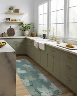 Magnolia Teal Rug | Ruggable