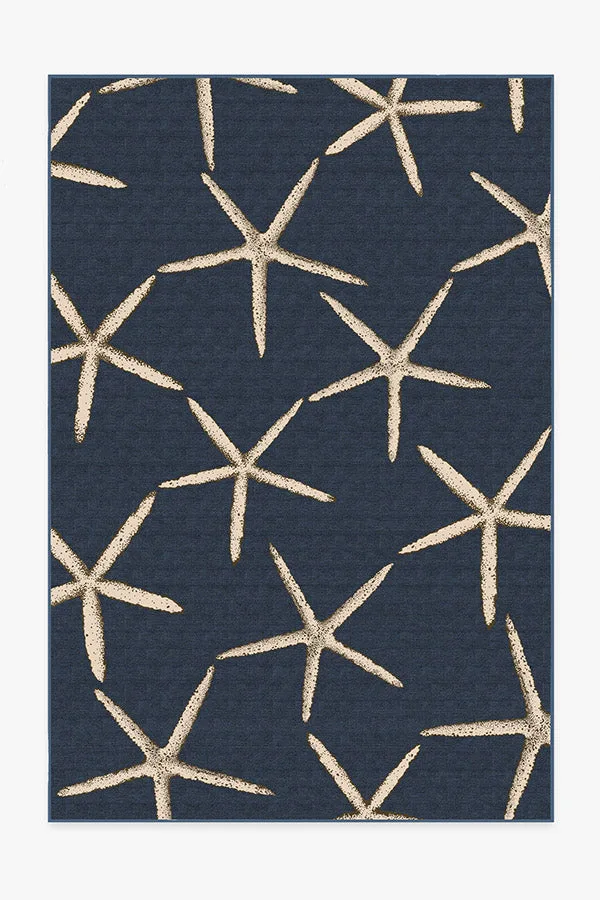 Seestern Navy Teppich | Ruggable