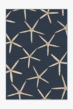 Starfish Navy Rug | Ruggable
