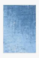Outdoor Impasto Sky Blue Rug | Ruggable