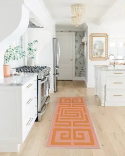 Maze Pink & Orange Rug | Ruggable