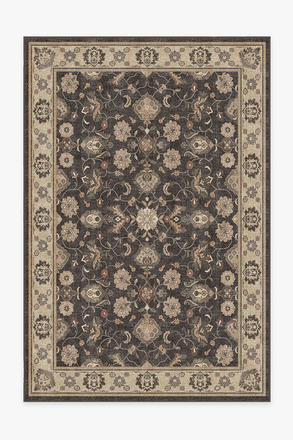 Odette Dark Wood Rug | Ruggable