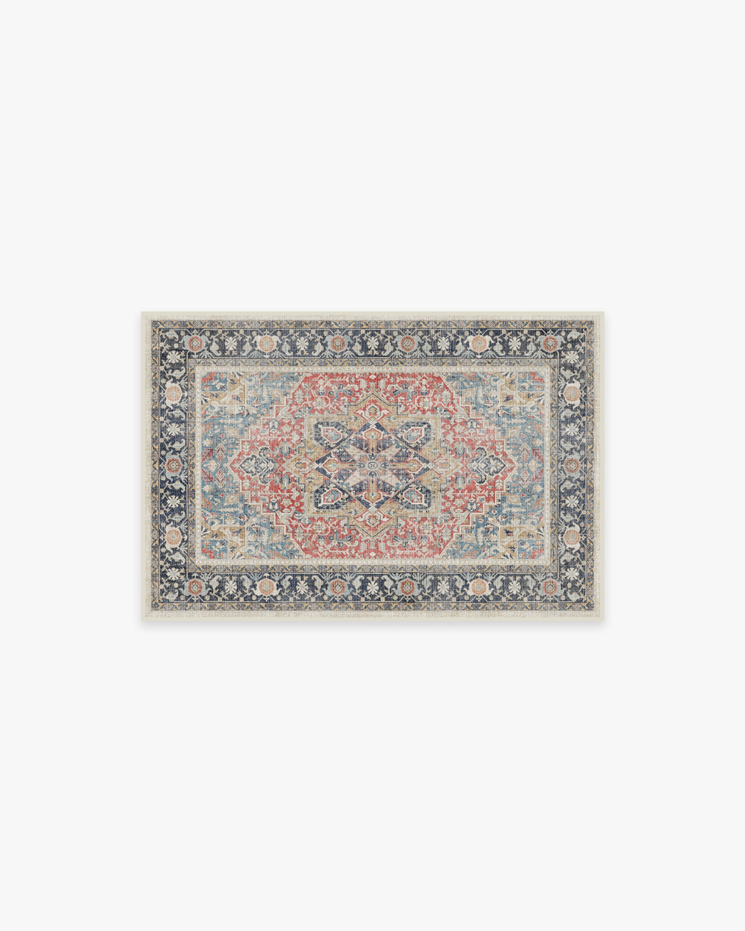 Kamran Cayenne Red Rug | Ruggable