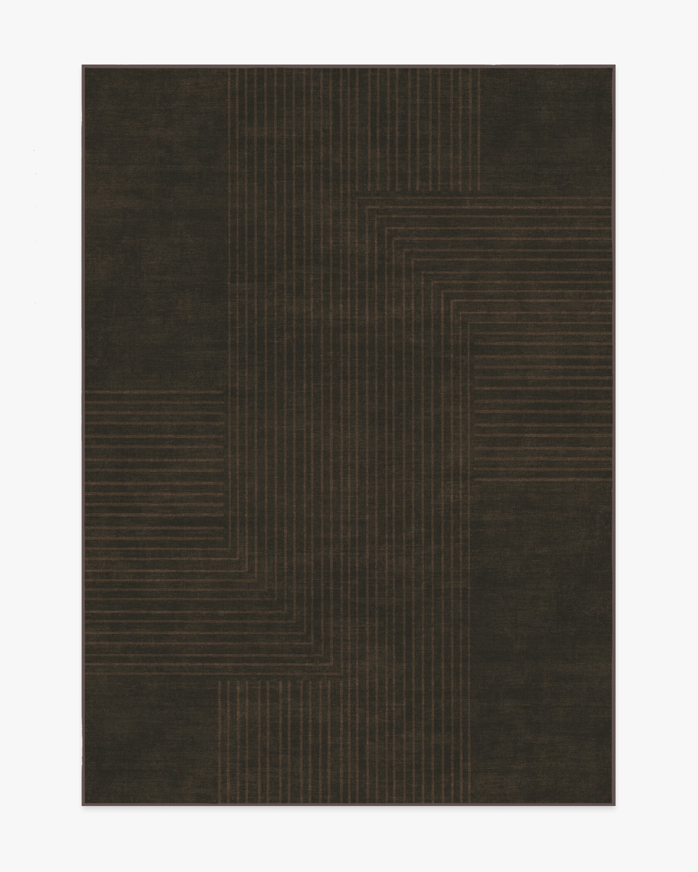 The Hiltons Bel Air Dark Chocolate Rug | Ruggable