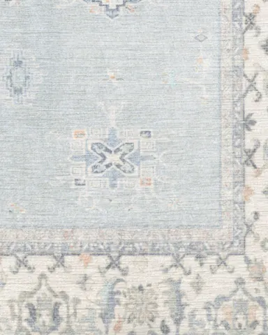 Verena Soft Blue Rug | Ruggable