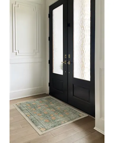 Morris & Co. Pimpernel Jade Rug | Ruggable