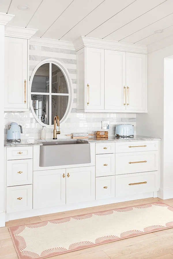 Gray Malin Fringe Pink & Ivory Rug | Ruggable