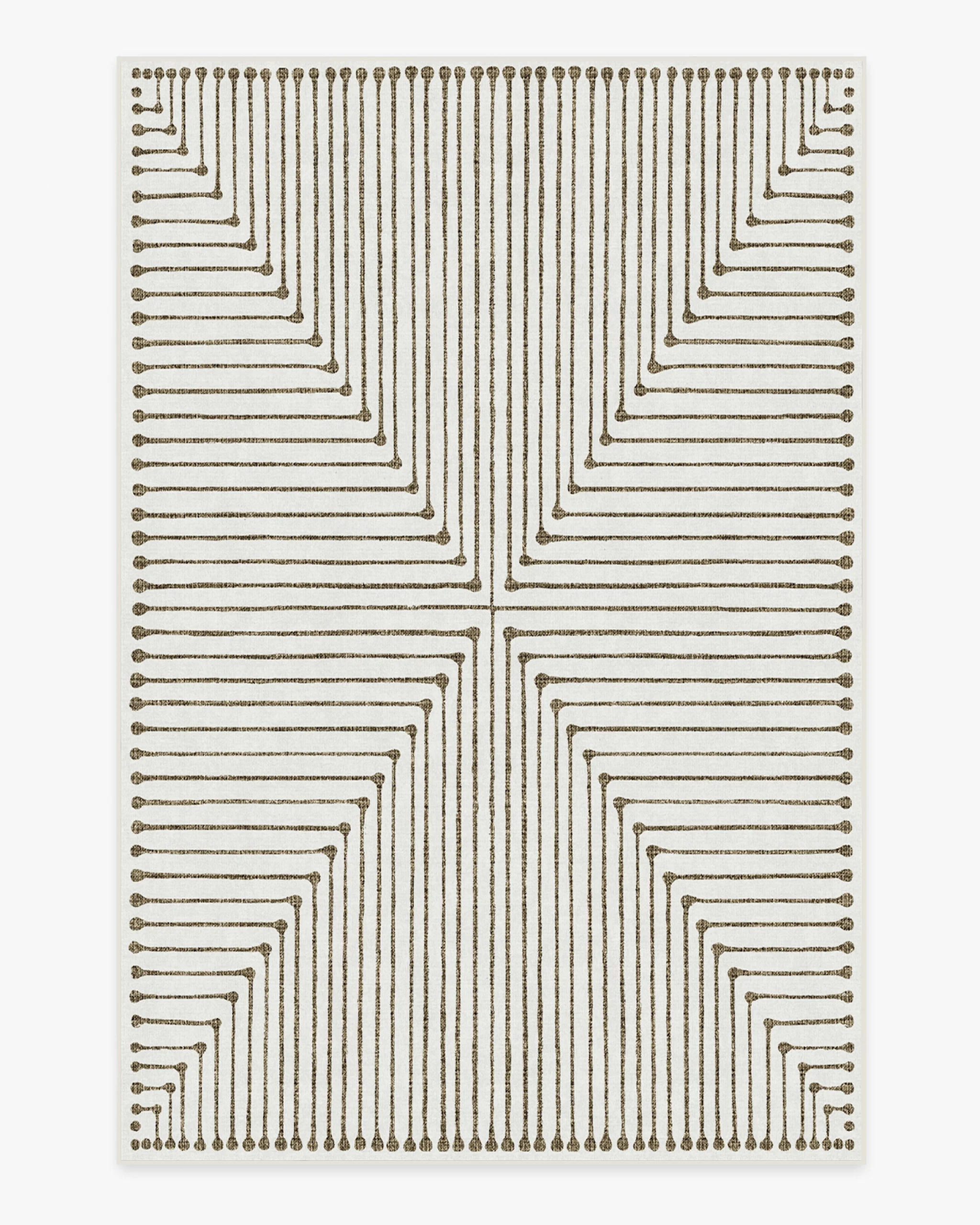 Jonathan Adler Inkdrop Camel & Ivory Rug | Ruggable