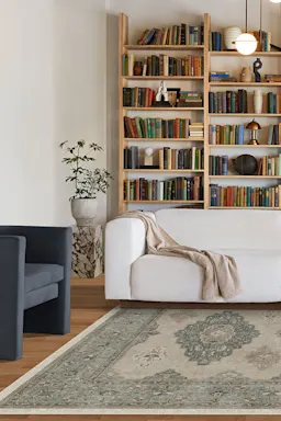 Maxine Natural Sage Rug | Ruggable