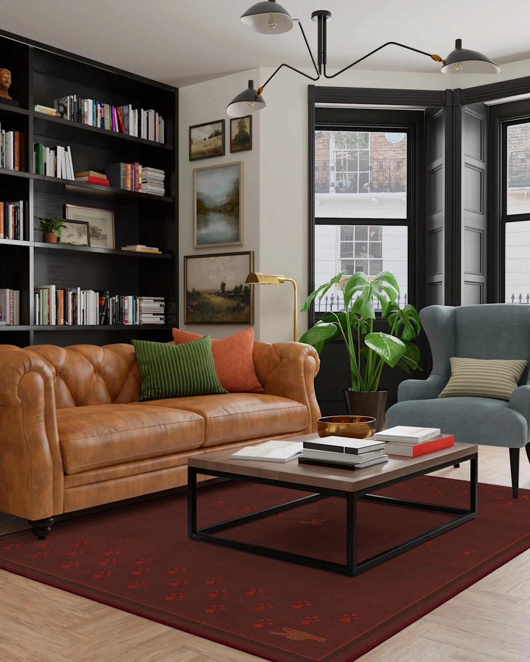 Arsenal Highbury Burgundy Rug | Ruggable